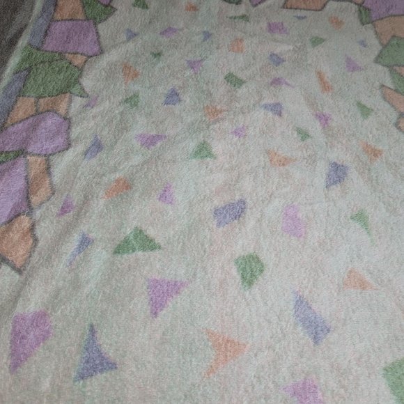 Biederlack | Bedding | Vintage Biederlack Geometric Pastel Throw ...